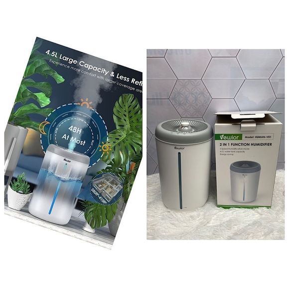 vewior | Other | Humidifiers For Bedroom No Leaks 45l Upgrade Cool Mist ...